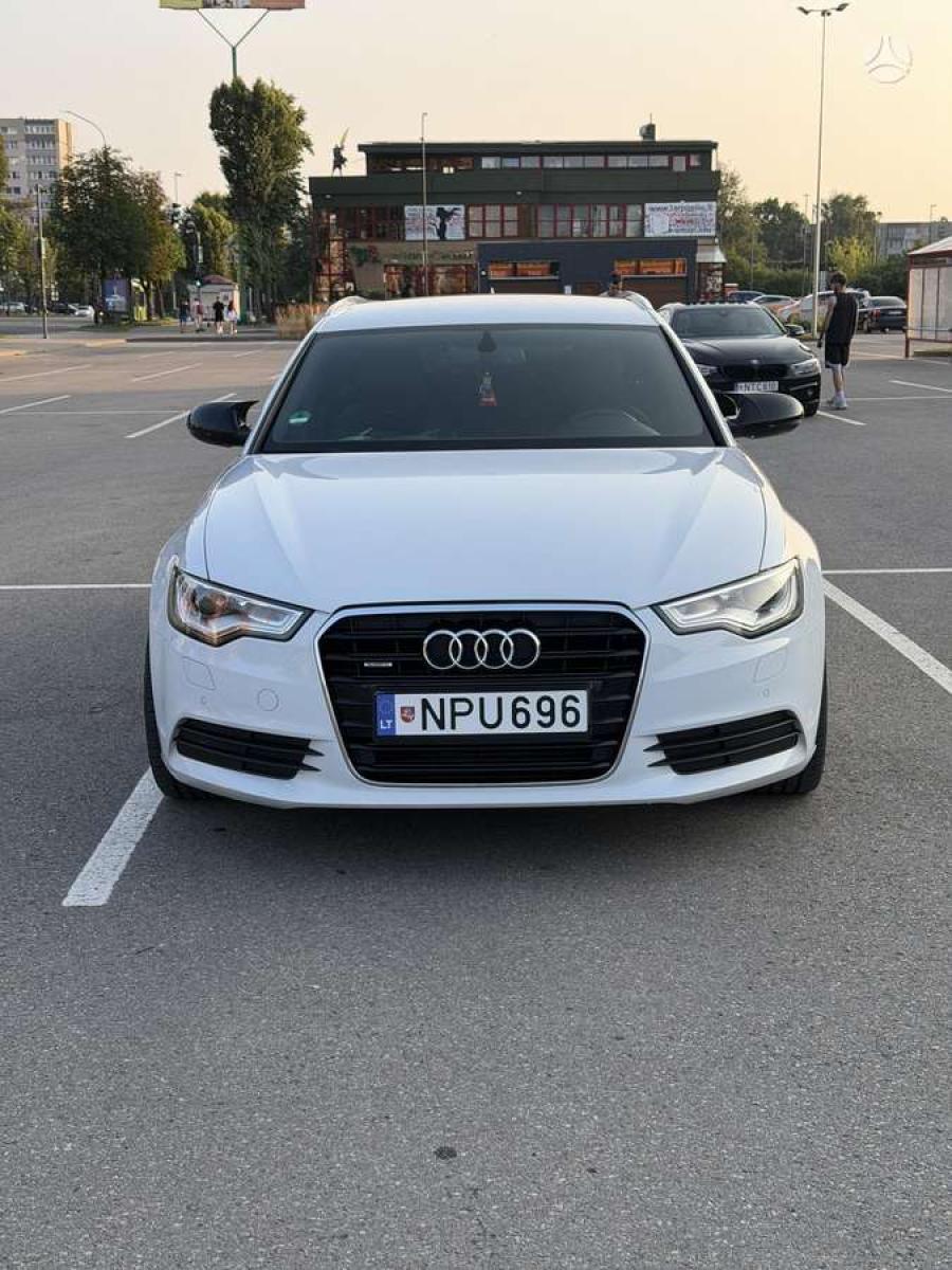 White Audi A6 2014 in Kaunas, with an engine capacity of 2.97 L and mileage of 287 thousand km for 11200 €, photo 3 on AUTOMOTO.COM.LV