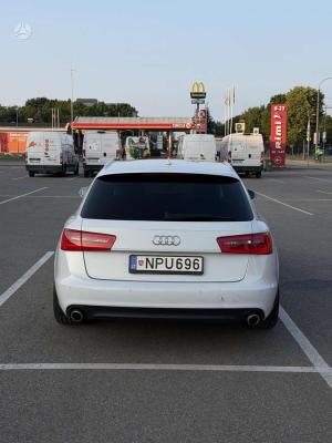 White Audi A6 2014 in Kaunas, with an engine capacity of 2.97 L and mileage of 287 thousand km for 11200 €, photo 5 on AUTOMOTO.COM.LV