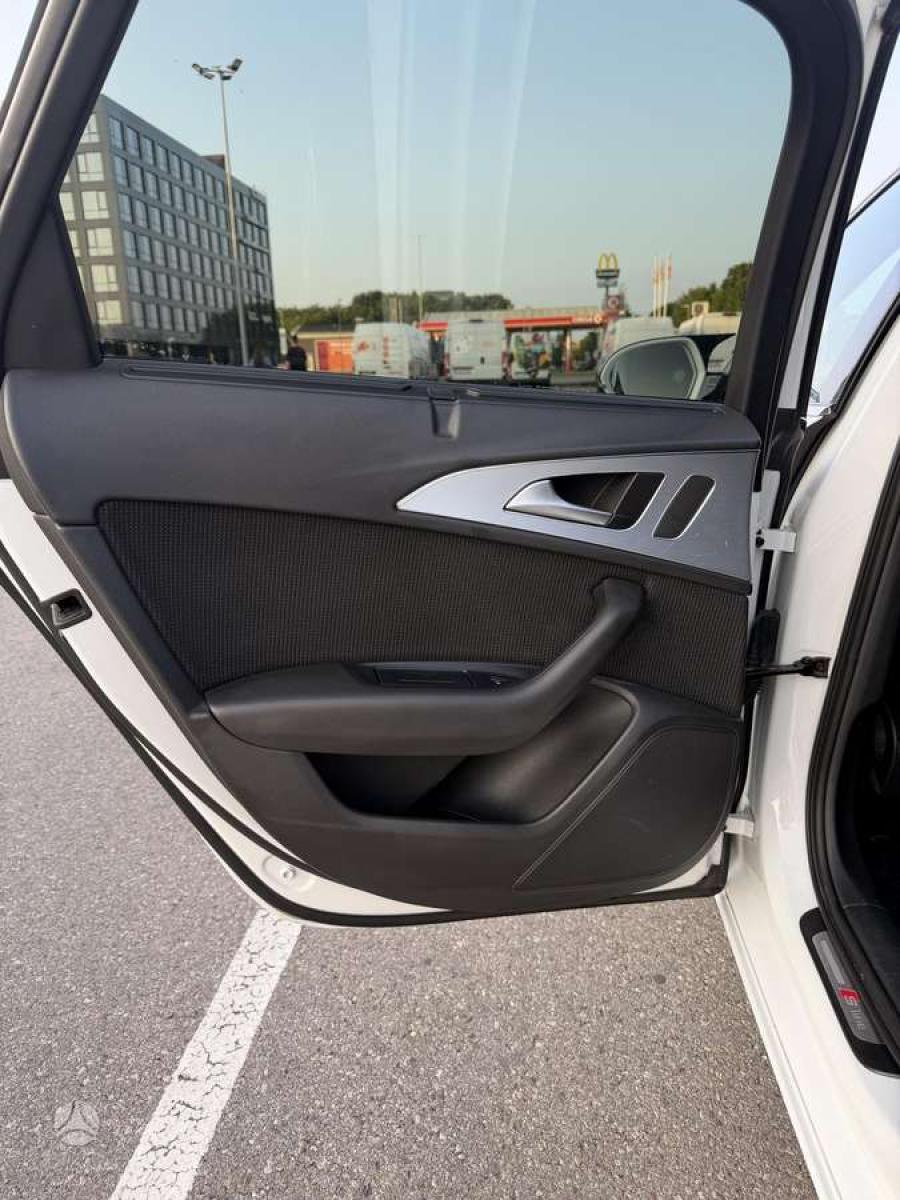 White Audi A6 2014 in Kaunas, with an engine capacity of 2.97 L and mileage of 287 thousand km for 11200 €, photo 14 on AUTOMOTO.COM.LV