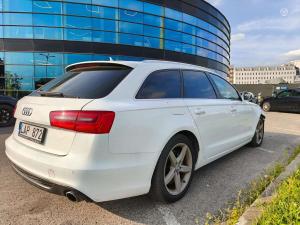 White Audi A6 2014 in Vilnius, with an engine capacity of 2.97 L and mileage of 343 thousand km for 4350 €, photo  on AUTOMOTO.COM.LV