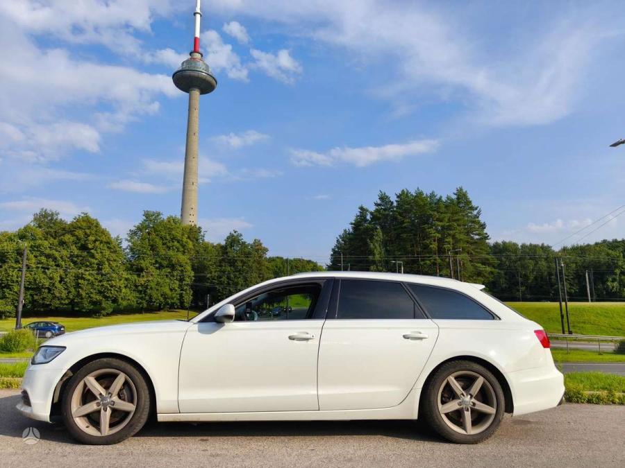 White Audi A6 2014 in Vilnius, with an engine capacity of 2.97 L and mileage of 343 thousand km for 4350 €, photo 3 on AUTOMOTO.COM.LV