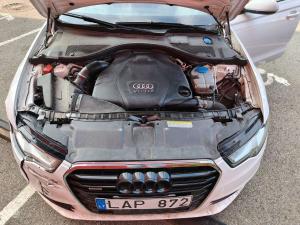 White Audi A6 2014 in Vilnius, with an engine capacity of 2.97 L and mileage of 343 thousand km for 4350 €, photo 7 on AUTOMOTO.COM.LV