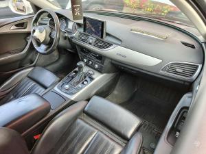 White Audi A6 2014 in Vilnius, with an engine capacity of 2.97 L and mileage of 343 thousand km for 4350 €, photo 10 on AUTOMOTO.COM.LV