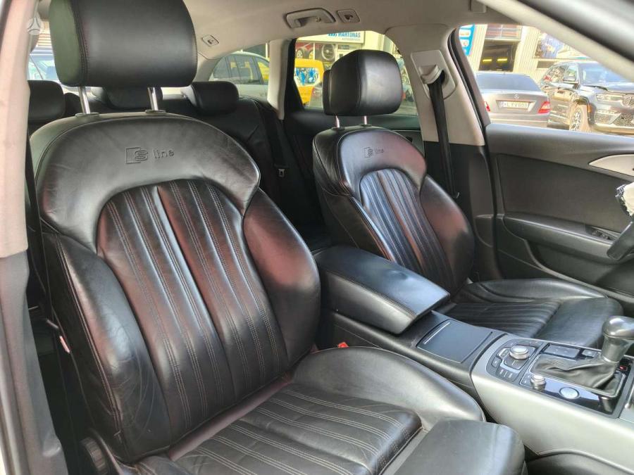 White Audi A6 2014 in Vilnius, with an engine capacity of 2.97 L and mileage of 343 thousand km for 4350 €, photo 12 on AUTOMOTO.COM.LV