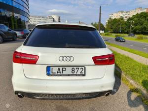 White Audi A6 2014 in Vilnius, with an engine capacity of 2.97 L and mileage of 343 thousand km for 4350 €, photo 18 on AUTOMOTO.COM.LV
