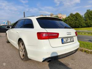 White Audi A6 2014 in Vilnius, with an engine capacity of 2.97 L and mileage of 343 thousand km for 4350 €, photo 19 on AUTOMOTO.COM.LV