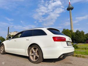 White Audi A6 2014 in Vilnius, with an engine capacity of 2.97 L and mileage of 343 thousand km for 4350 €, photo 22 on AUTOMOTO.COM.LV