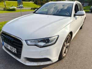 White Audi A6 2014 in Vilnius, with an engine capacity of 2.97 L and mileage of 343 thousand km for 4350 €, photo 23 on AUTOMOTO.COM.LV