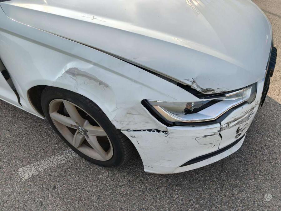 White Audi A6 2014 in Vilnius, with an engine capacity of 2.97 L and mileage of 343 thousand km for 4350 €, photo 24 on AUTOMOTO.COM.LV