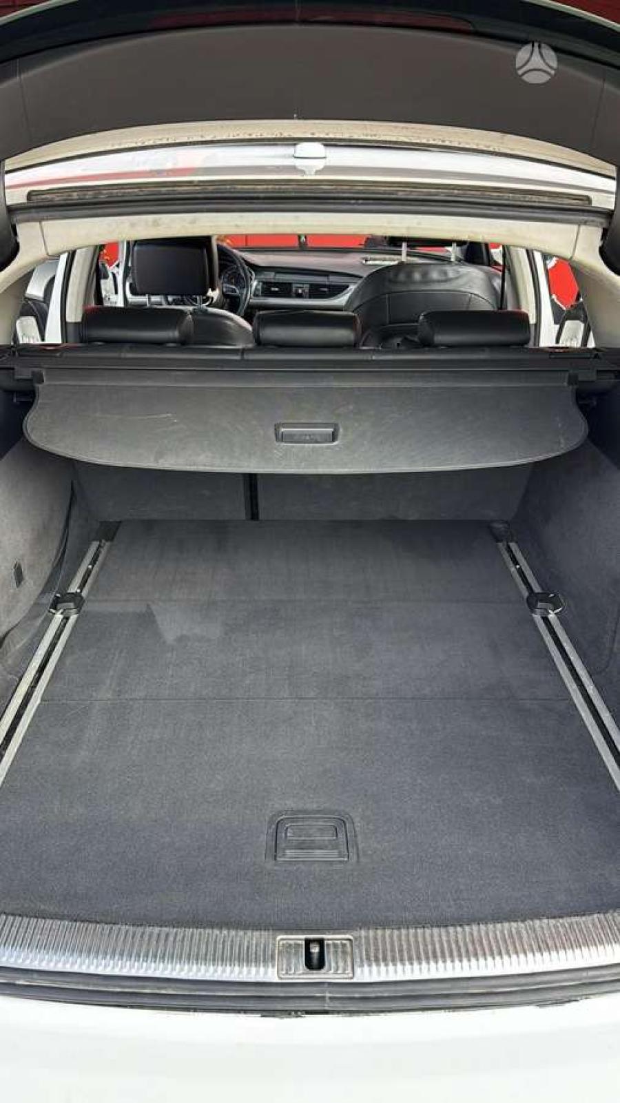White Audi A6 2014 in Vilnius, with an engine capacity of 2.97 L and mileage of 343 thousand km for 4350 €, photo 27 on AUTOMOTO.COM.LV