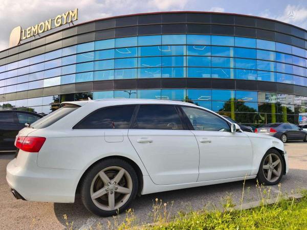 White Audi A6 2014 in Vilnius, with an engine capacity of 2.97 L and mileage of 342 thousand km for 3900 €, photo 3 on AUTOMOTO.COM.LV