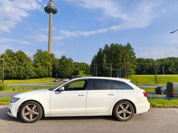 White Audi A6 2014 in Vilnius, with an engine capacity of 2.97 L and mileage of 342 thousand km for 3900 €, photo 4 on AUTOMOTO.COM.LV