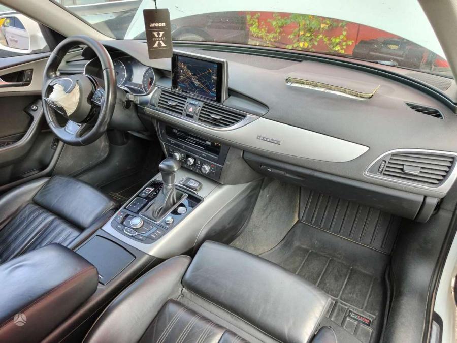Белый Ауди А6 2014 в Вильнюс, объемом двигателя 2.97 л и пробегом 342 тыс. км за 3900 €, фото 8 на AUTOMOTO.COM.LV