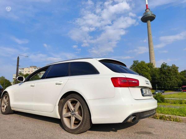 White Audi A6 2014 in Vilnius, with an engine capacity of 2.97 L and mileage of 342 thousand km for 3900 €, photo 9 on AUTOMOTO.COM.LV