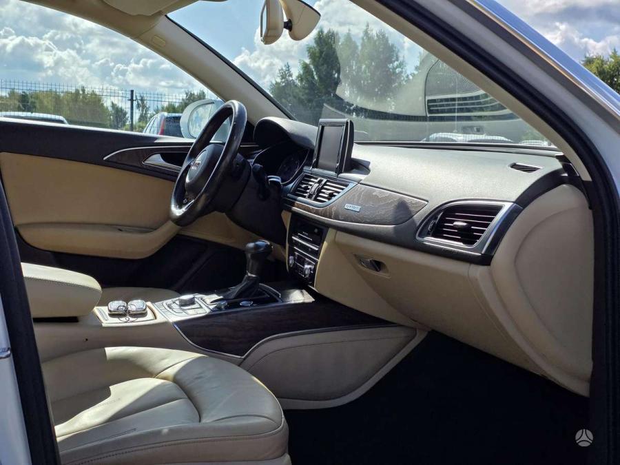 Balts Audi A6 2014 Tauragė, ar dzinēja tilpumu 2.97 L un nobraukumu 255 tūkst. km par 8700 €, foto 10 vietnē AUTOMOTO.COM.LV