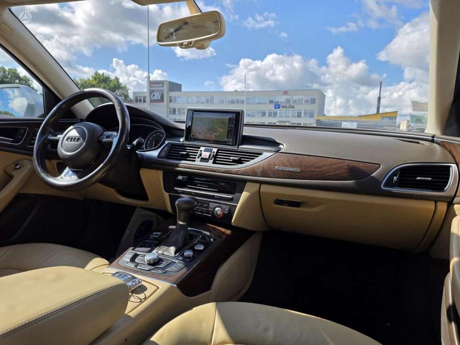 Balts Audi A6 2014 Tauragė, ar dzinēja tilpumu 2.97 L un nobraukumu 255 tūkst. km par 8700 €, foto 12 vietnē AUTOMOTO.COM.LV