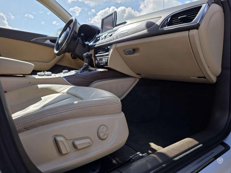Balts Audi A6 2014 Tauragė, ar dzinēja tilpumu 2.97 L un nobraukumu 255 tūkst. km par 8700 €, foto 16 vietnē AUTOMOTO.COM.LV
