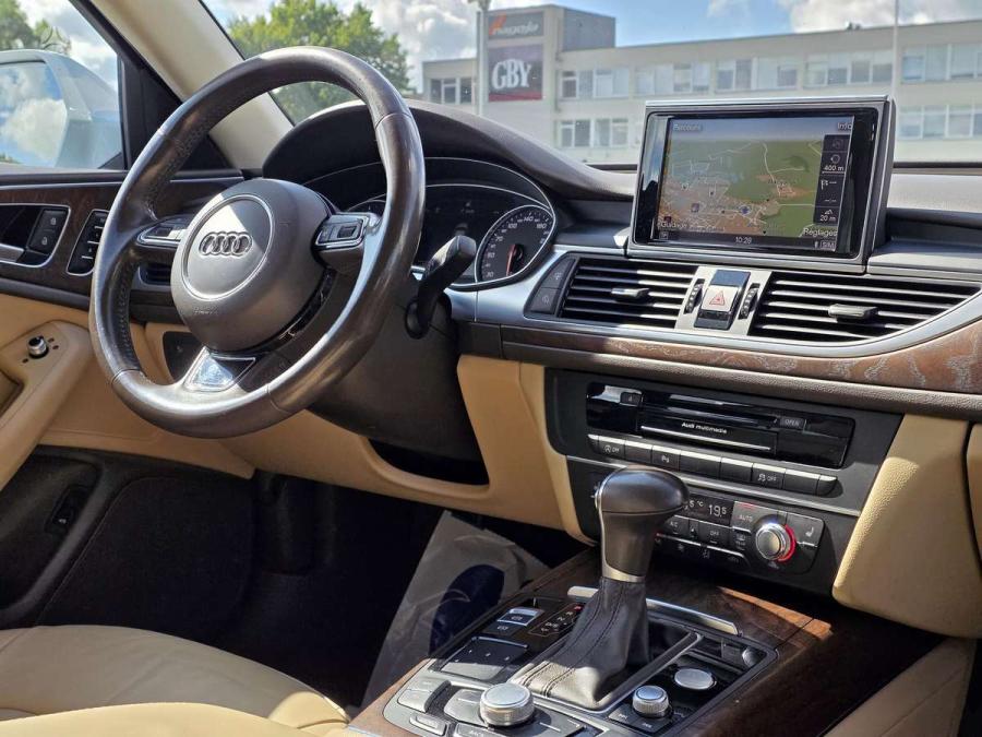 Balts Audi A6 2014 Tauragė, ar dzinēja tilpumu 2.97 L un nobraukumu 255 tūkst. km par 8700 €, foto 19 vietnē AUTOMOTO.COM.LV