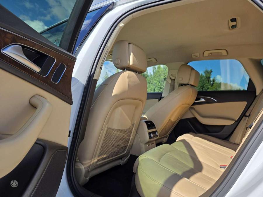 Balts Audi A6 2014 Tauragė, ar dzinēja tilpumu 2.97 L un nobraukumu 255 tūkst. km par 8700 €, foto 22 vietnē AUTOMOTO.COM.LV