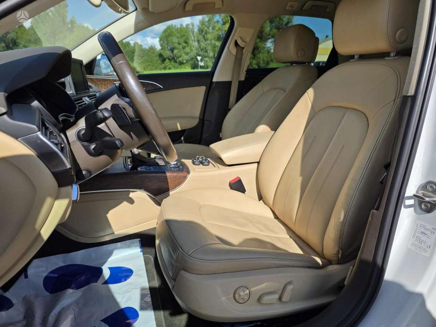 Balts Audi A6 2014 Tauragė, ar dzinēja tilpumu 2.97 L un nobraukumu 255 tūkst. km par 8700 €, foto 24 vietnē AUTOMOTO.COM.LV