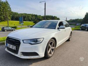 White Audi A6 2014 in Vilnius, with an engine capacity of 2.97 L and mileage of 380 thousand km for 4450 €, photo  on AUTOMOTO.COM.LV