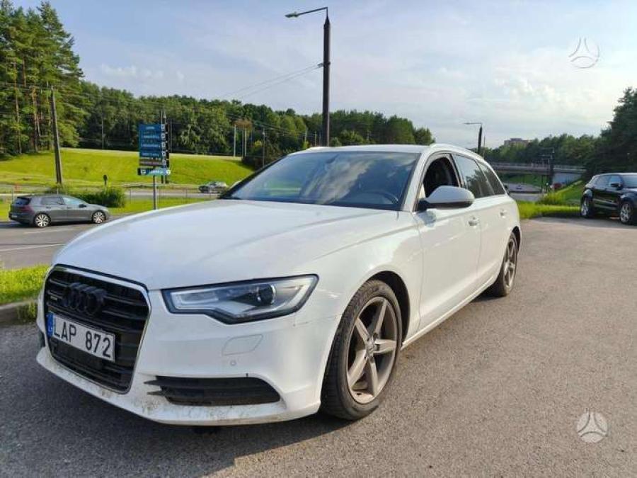Balts Audi A6 2014 Viļņa, ar dzinēja tilpumu 2.97 L un nobraukumu 380 tūkst. km par 4450 €, foto 1 vietnē AUTOMOTO.COM.LV