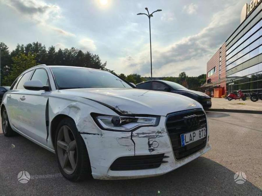 Balts Audi A6 2014 Viļņa, ar dzinēja tilpumu 2.97 L un nobraukumu 380 tūkst. km par 4450 €, foto 10 vietnē AUTOMOTO.COM.LV