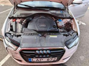 Balts Audi A6 2014 Viļņa, ar dzinēja tilpumu 2.97 L un nobraukumu 380 tūkst. km par 4450 €, foto 12 vietnē AUTOMOTO.COM.LV