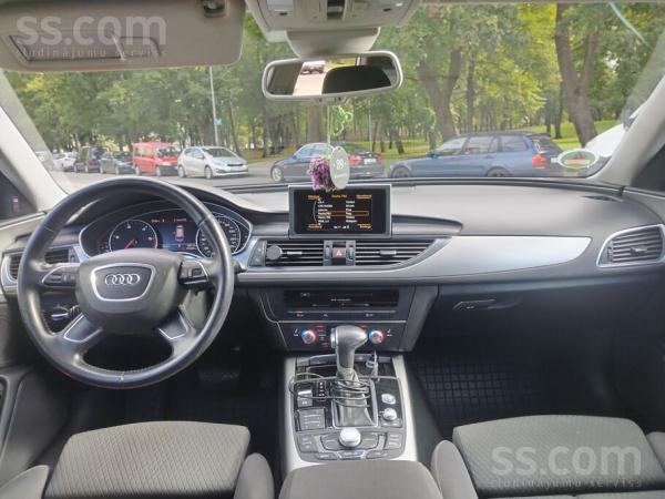 White Audi A6 2014 in Riga, with an engine capacity of 3.00 L and mileage of 0 thousand km for 9400 €, photo 10 on AUTOMOTO.COM.LV