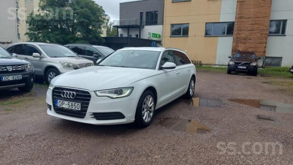 White Audi A6 2014 in Daugavpils, with an engine capacity of 2.00 L and mileage of 0 thousand km for 8900 €, photo 1 on AUTOMOTO.COM.LV