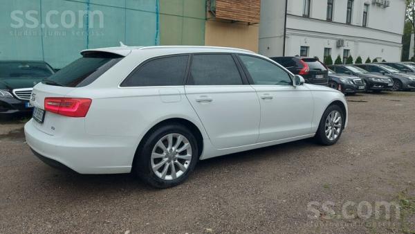 White Audi A6 2014 in Daugavpils, with an engine capacity of 2.00 L and mileage of 0 thousand km for 8900 €, photo 7 on AUTOMOTO.COM.LV