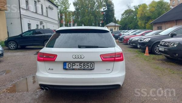 White Audi A6 2014 in Daugavpils, with an engine capacity of 2.00 L and mileage of 0 thousand km for 8900 €, photo 9 on AUTOMOTO.COM.LV