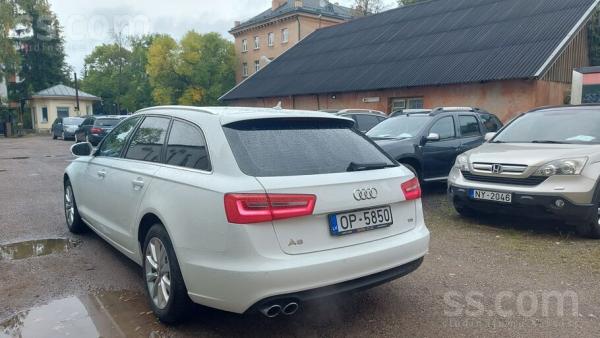 White Audi A6 2014 in Daugavpils, with an engine capacity of 2.00 L and mileage of 0 thousand km for 8900 €, photo 10 on AUTOMOTO.COM.LV