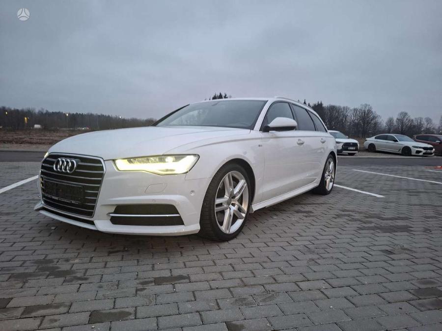 Balts Audi A6 2015 Kauņa, ar dzinēja tilpumu 2.97 L un nobraukumu 256 tūkst. km par 17800 €, foto 1 vietnē AUTOMOTO.COM.LV