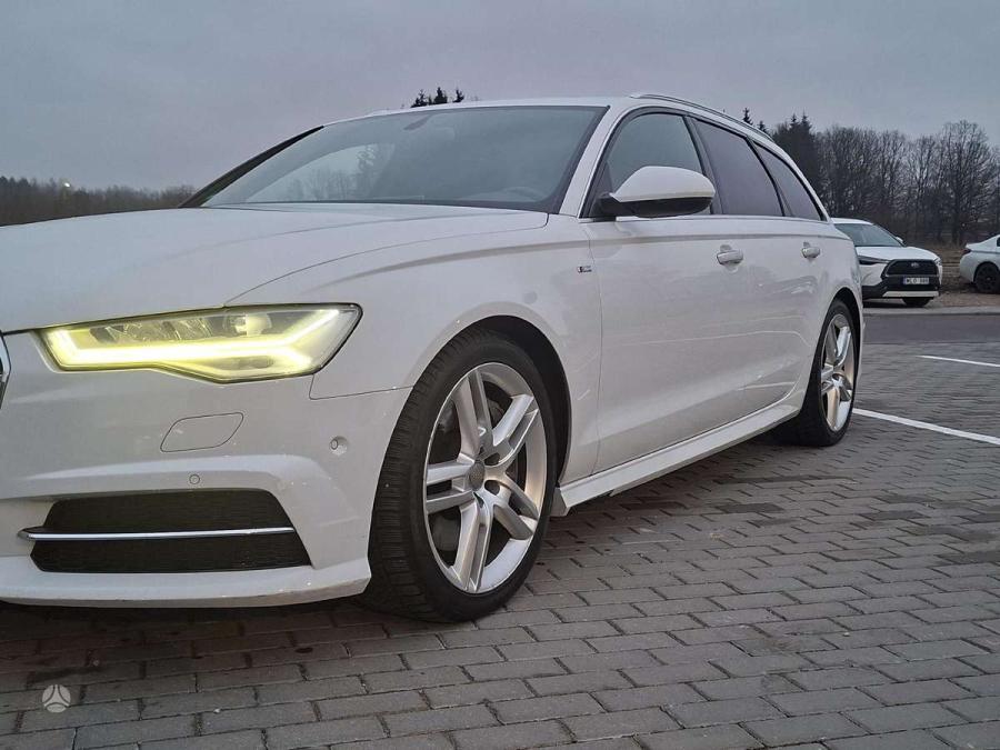 Balts Audi A6 2015 Kauņa, ar dzinēja tilpumu 2.97 L un nobraukumu 256 tūkst. km par 17800 €, foto 2 vietnē AUTOMOTO.COM.LV