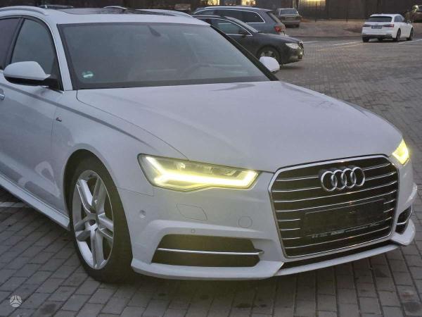 White Audi A6 2015 in Kaunas, with an engine capacity of 2.97 L and mileage of 256 thousand km for 17800 €, photo 5 on AUTOMOTO.COM.LV