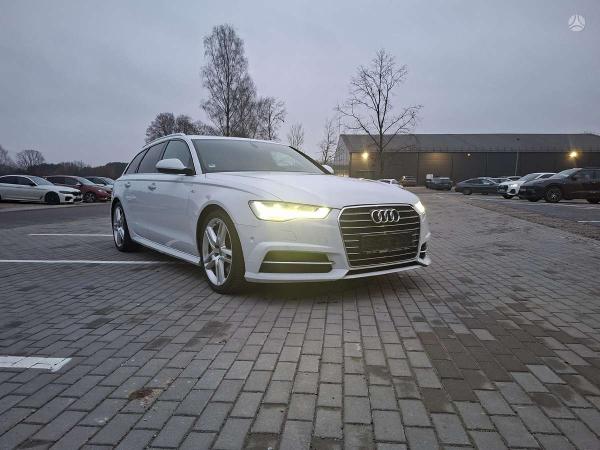 White Audi A6 2015 in Kaunas, with an engine capacity of 2.97 L and mileage of 256 thousand km for 17800 €, photo 6 on AUTOMOTO.COM.LV