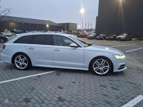 White Audi A6 2015 in Kaunas, with an engine capacity of 2.97 L and mileage of 256 thousand km for 17800 €, photo 10 on AUTOMOTO.COM.LV