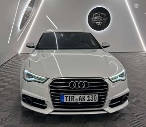 White Audi A6 2015 in Marijampole, with an engine capacity of 2.97 L and mileage of 242 thousand km for 17650 €, photo 27 on AUTOMOTO.COM.LV