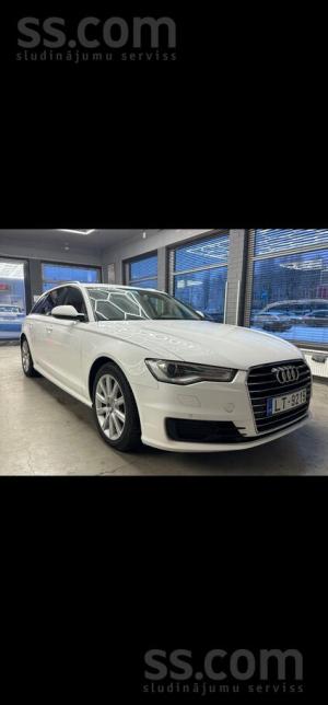 White Audi A6 2015 in Riga, with an engine capacity of 2.00 L and mileage of 243 thousand km for 11387 €, photo 2 on AUTOMOTO.COM.LV