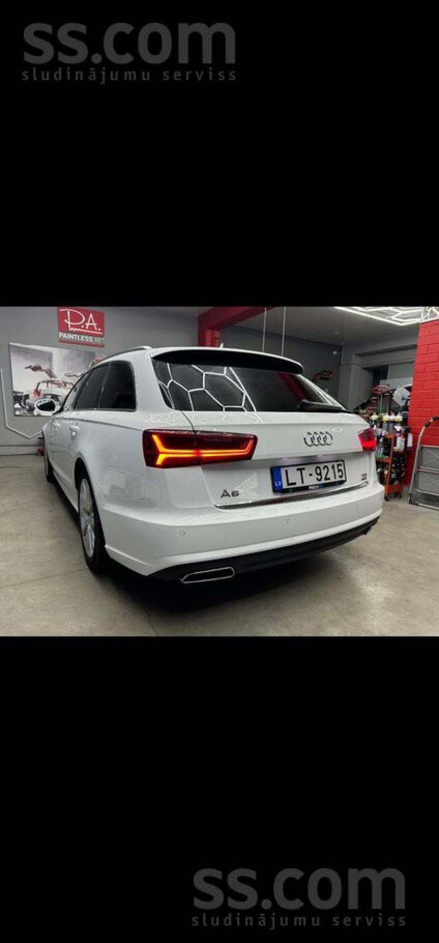 White Audi A6 2015 in Riga, with an engine capacity of 2.00 L and mileage of 243 thousand km for 11387 €, photo 3 on AUTOMOTO.COM.LV