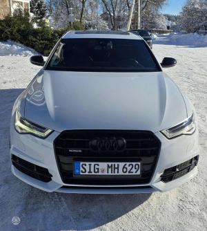White Audi A6 2015 in Vilnius, with an engine capacity of 3.00 L and mileage of 159 thousand km for 20999 €, photo  on AUTOMOTO.COM.LV