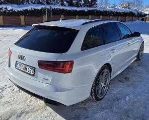 White Audi A6 2015 in Vilnius, with an engine capacity of 3.00 L and mileage of 159 thousand km for 20999 €, photo 7 on AUTOMOTO.COM.LV