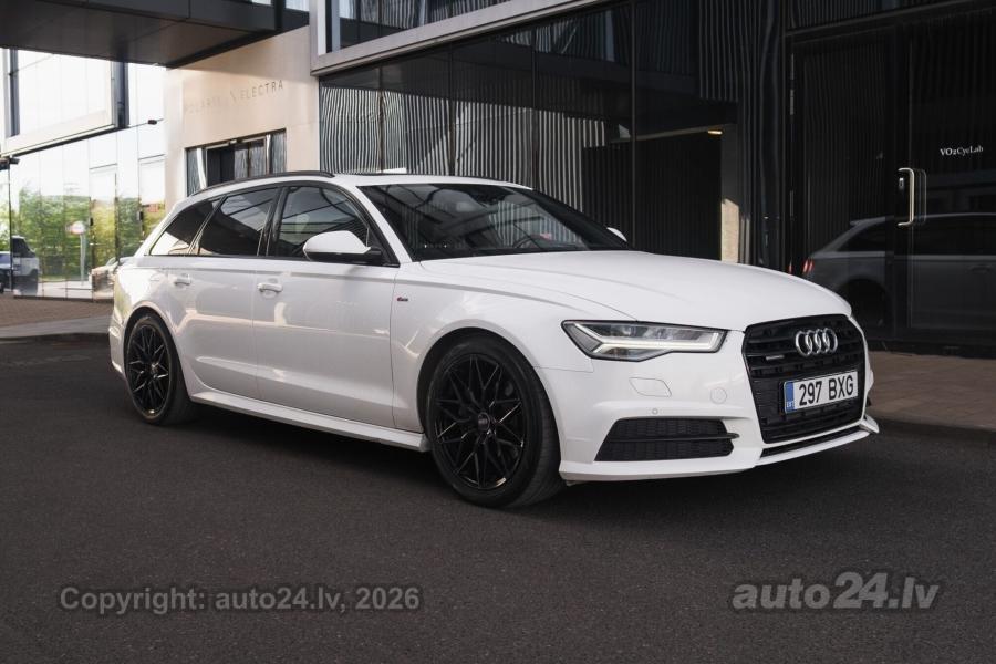 White Audi A6 2015 in Tallinn, with an engine capacity of 3.00 L and mileage of 287 thousand km for 15900 €, photo 1 on AUTOMOTO.COM.LV