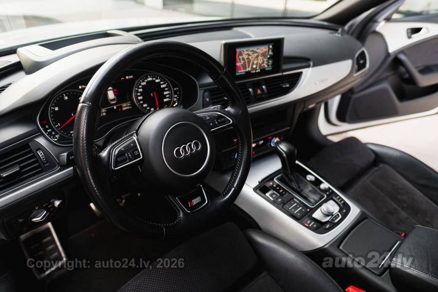 White Audi A6 2015 in Tallinn, with an engine capacity of 3.00 L and mileage of 287 thousand km for 15900 €, photo 13 on AUTOMOTO.COM.LV