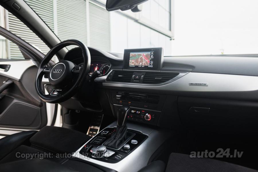White Audi A6 2015 in Tallinn, with an engine capacity of 3.00 L and mileage of 287 thousand km for 15900 €, photo 20 on AUTOMOTO.COM.LV