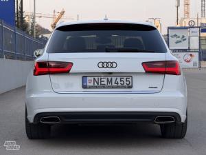 White Audi A6 2015 in Vilnius, with an engine capacity of 3.00 L and mileage of 342 thousand km for 15500 €, photo 4 on AUTOMOTO.COM.LV