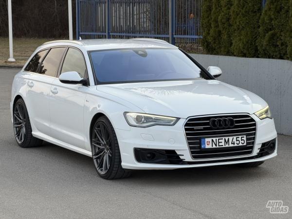 White Audi A6 2015 in Vilnius, with an engine capacity of 3.00 L and mileage of 342 thousand km for 15500 €, photo 7 on AUTOMOTO.COM.LV