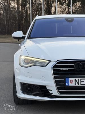 White Audi A6 2015 in Vilnius, with an engine capacity of 3.00 L and mileage of 342 thousand km for 15500 €, photo 11 on AUTOMOTO.COM.LV
