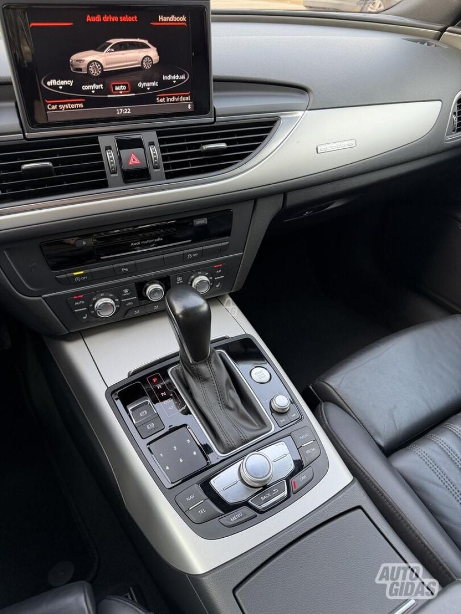 White Audi A6 2015 in Vilnius, with an engine capacity of 3.00 L and mileage of 342 thousand km for 15500 €, photo 20 on AUTOMOTO.COM.LV